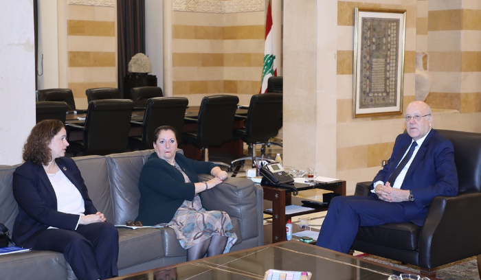 Mikati, UNDP’s Bouzar discuss launch of Arab Human Development Report ...