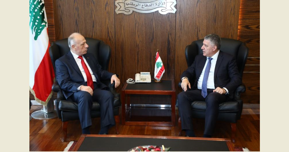 Defense Minister meets MP George Atallah | National News Agency