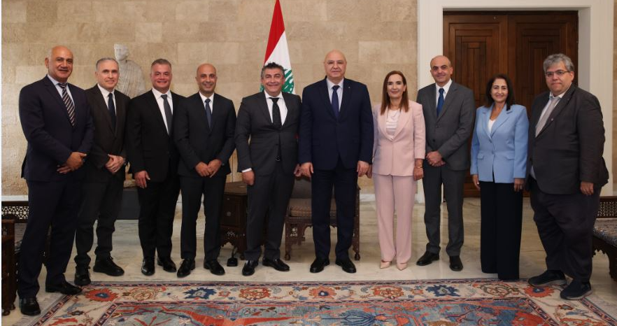 President Joseph Aoun meets Saudi Envoy Yazid bin Farhan at Baabda ...